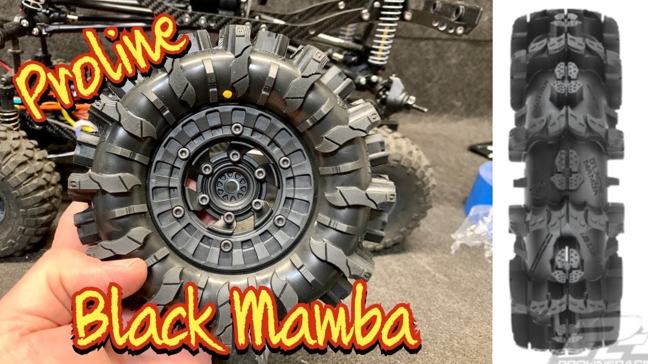 Proline Black Mamba Tires First Look and Assembly - YouTube