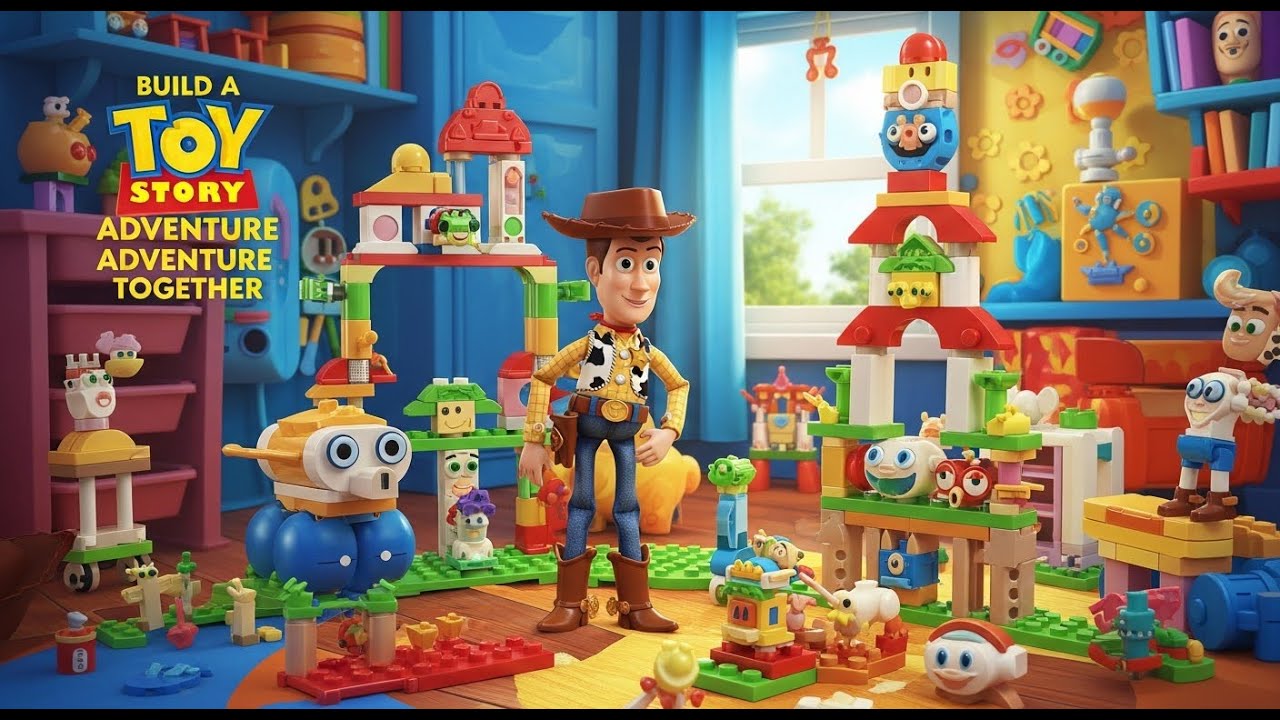 My Toy Story Adventure! Build & Play with Us! #disney #kidsvideo # ...