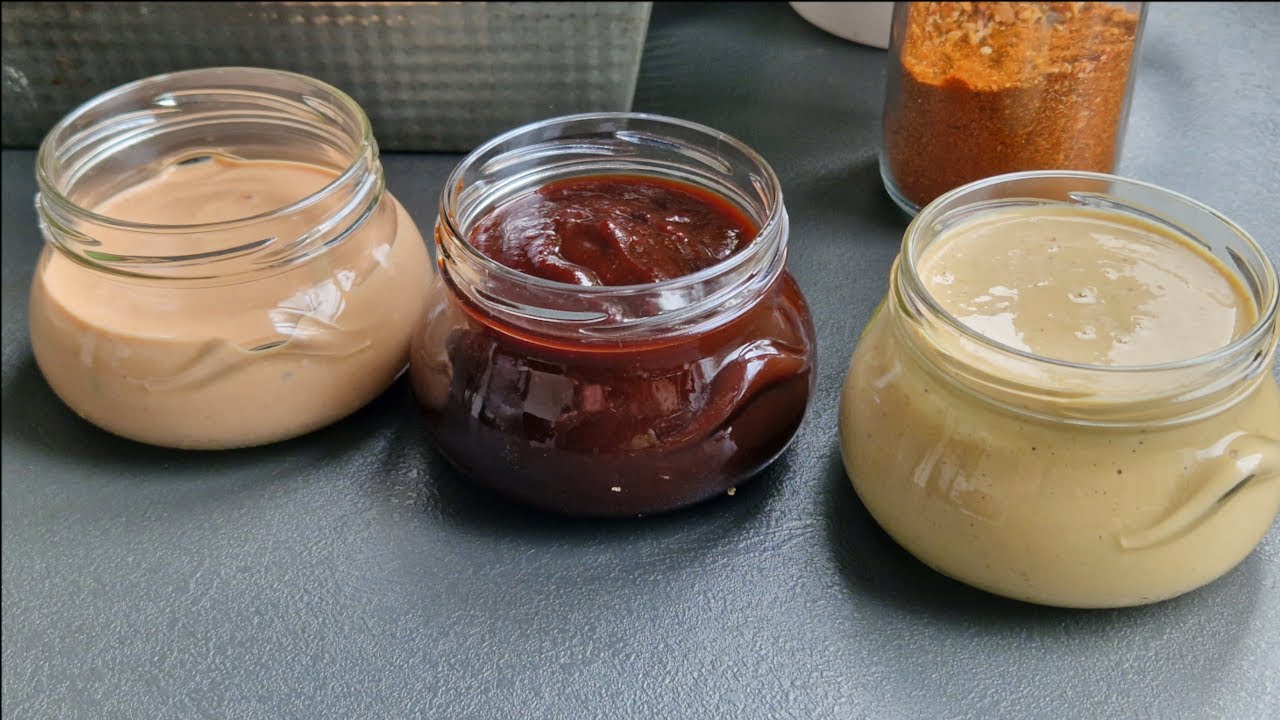 3 SOSY DO POTRAW Z GRILLA I NIE TYLKO | sos BBQ, sos ALABAMA, sos BIG ...