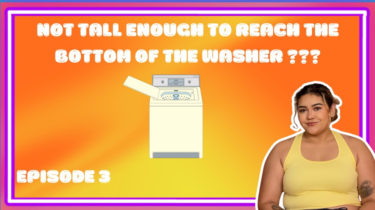 NOT TALL ENOUGH TO REACH THE BOTTOM OF THE WASHER ??? - YouTube