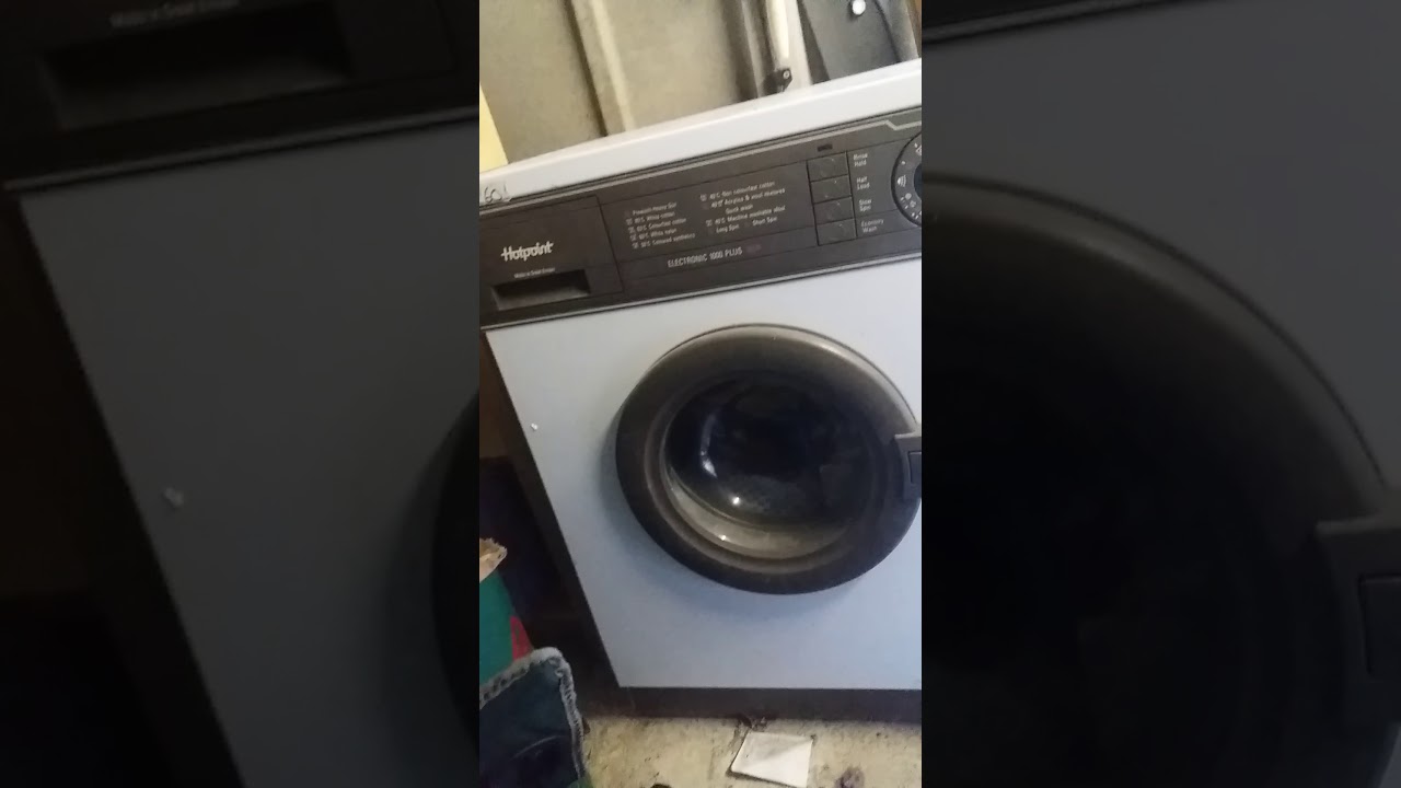 My Old Hotpoint ELECTRONIC 1000 PLUS 9534 Washing Machine been in ...
