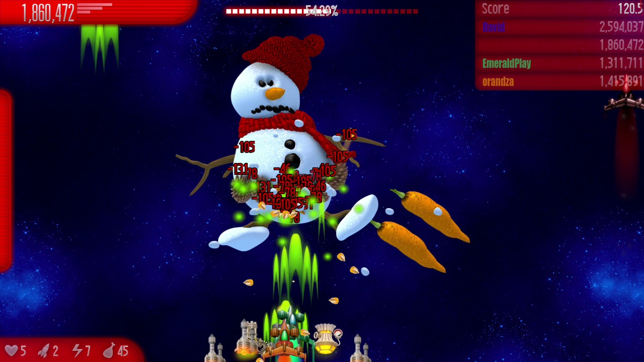 Chicken Invaders 5 Xmas Multiplayer - YouTube