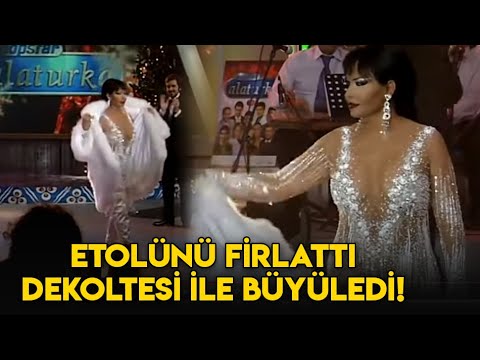 Bülent Ersoy'dan Müthis Sahne Şovu! Etolünü Fırlattı Dekoltesiyle Büyüledi!
