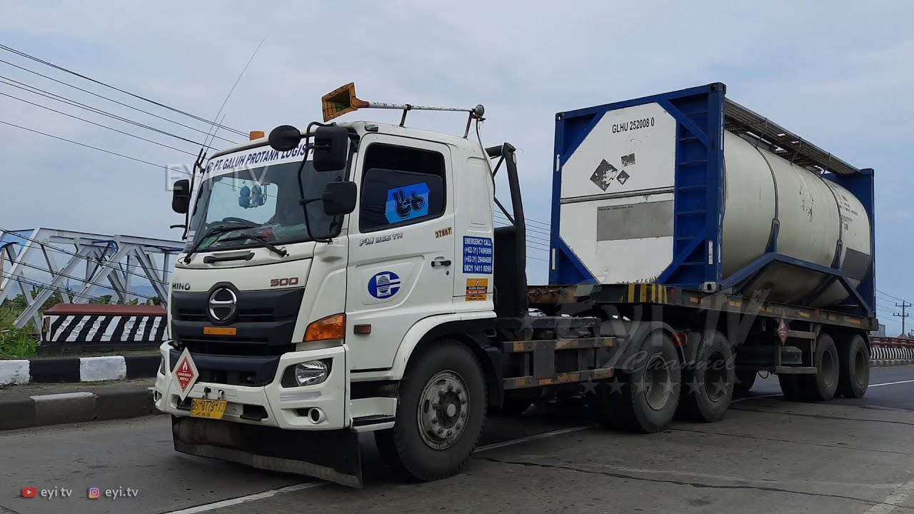 230406 TRAIN & TRUK TANGKI TRAILER TRUK KONTAINER TRUK TRAILER PANJANG ...