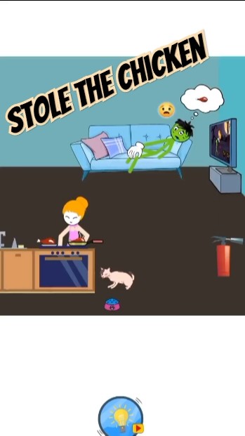 🤪stickman chicken thief 🍗🍗 #stickman #funnyshorts - YouTube
