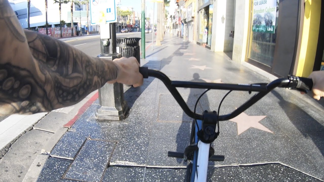 RIDING BMX IN HOLLYWOOD IS ROUGH! - YouTube