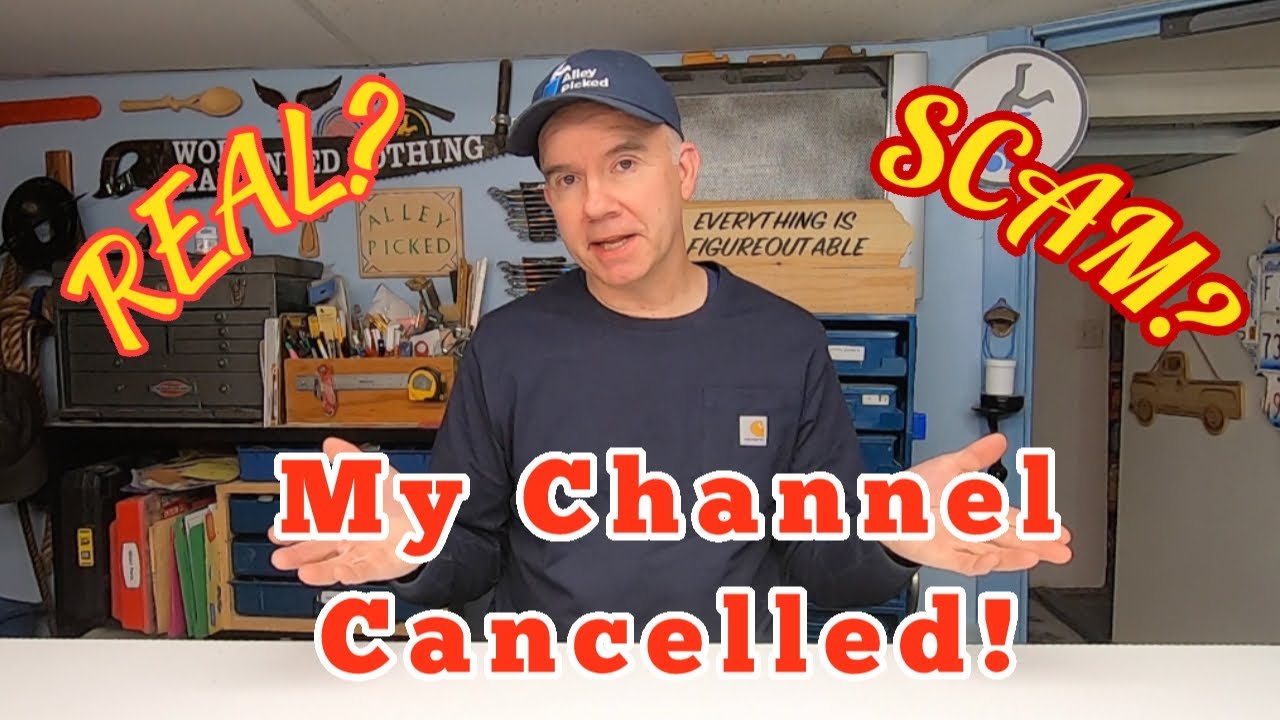 My YouTube Channel Cancelled? SCAM or REAL? - YouTube