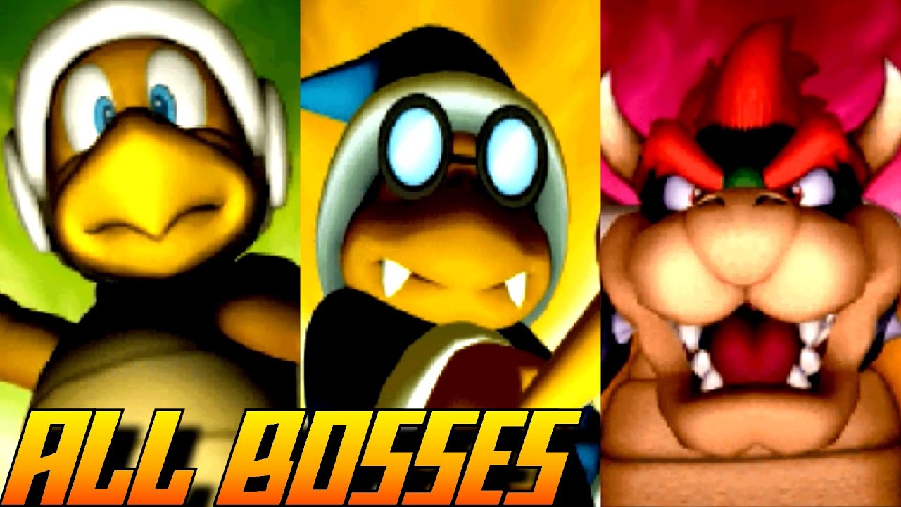 Mario Party DS - All Bosses (No Damage) - YouTube