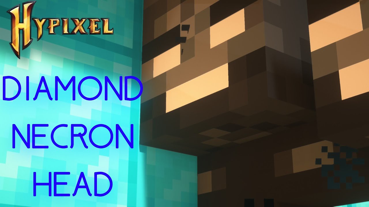 How to get DIAMOND NECRON HEAD in VANILLA MINECRAFT - YouTube