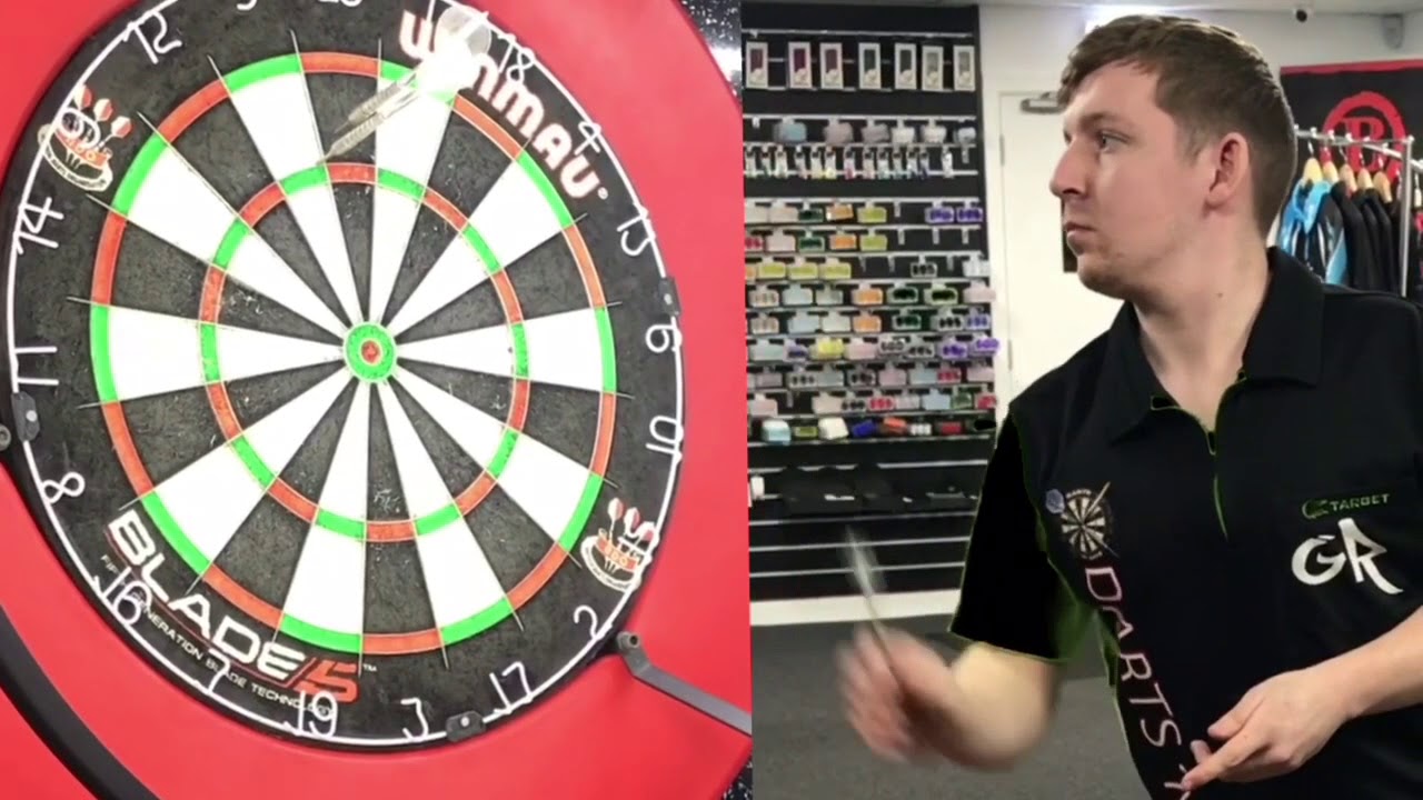 1 LEG OF DARTS AGAINST GREG RITCHIE | DARTS CHALLENGE - YouTube