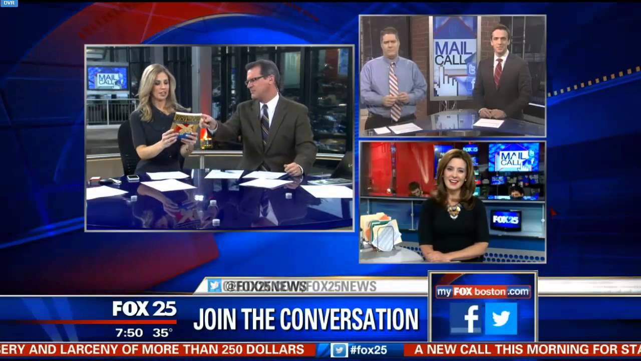 My book gets airtime on the Fox Boston Morning News - YouTube