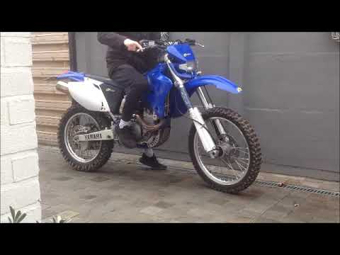 Cold start Yamaha WR450F 2003 - YouTube