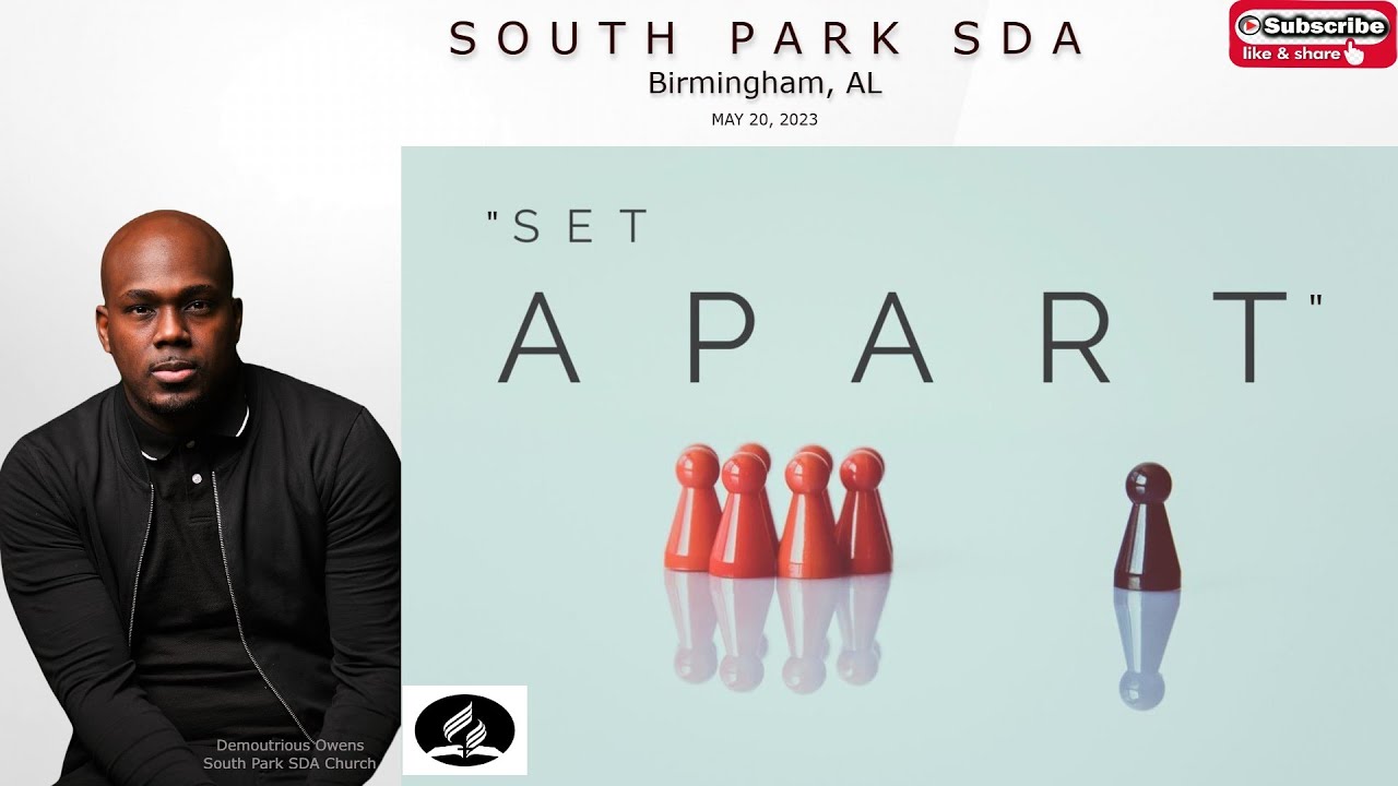 Saturday 5-20-23 Demetrius Owens "Set Apart" - YouTube
