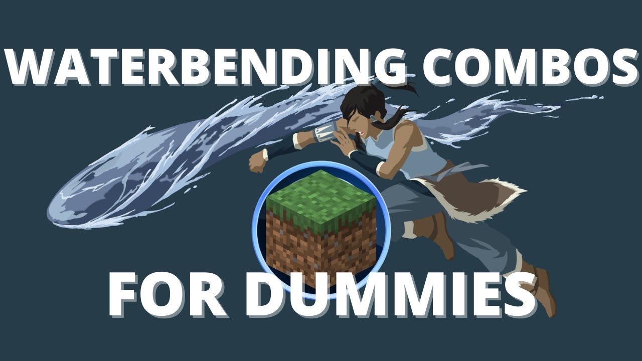MINECRAFT WATERBENDING COMBOS TUTORIAL - YouTube