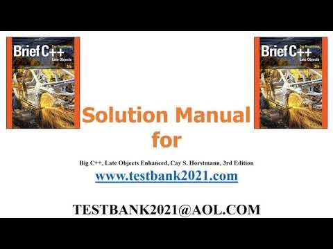 Big C++, Late Objects Enhanced, Cay S. Horstmann, 3rd Edition - YouTube