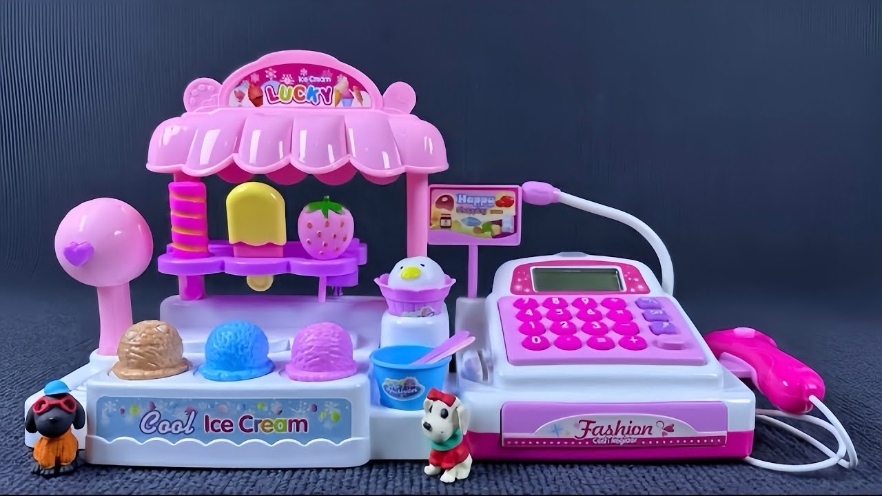 28 minute pink cash register unboxing review | Review Toys ASMR - YouTube