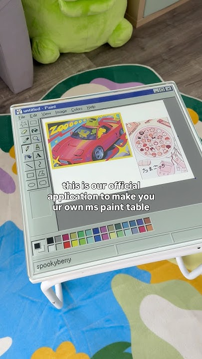y2k internet ms paint tables coming soon #nostalgia #homedecor - YouTube