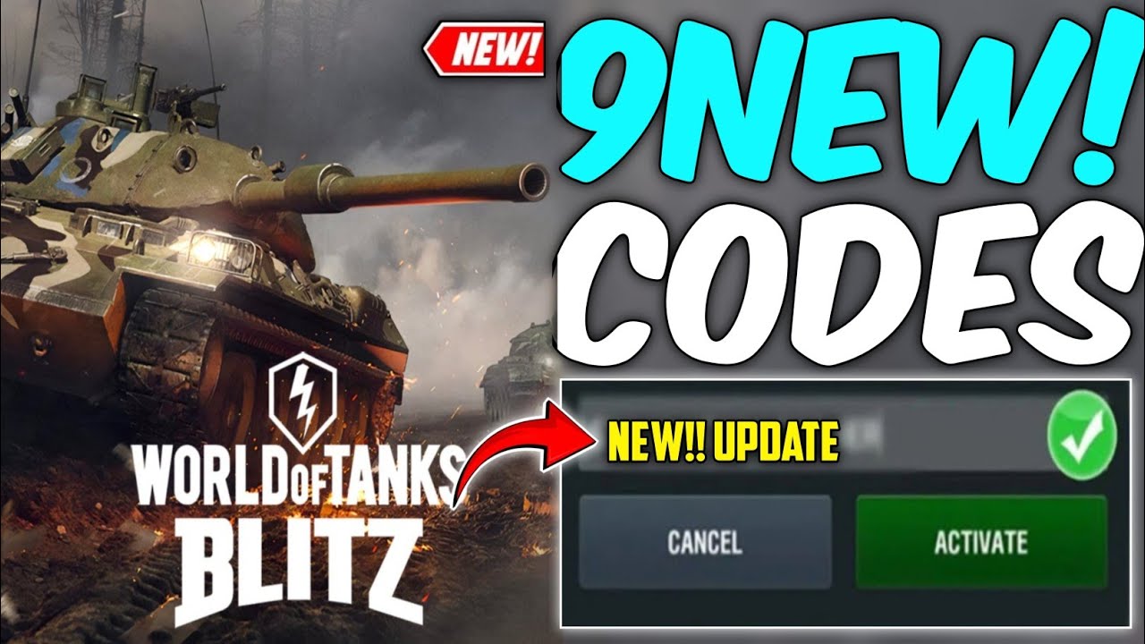 ⚠️New!! Codes⚠️ New World Of Tanks Blitz Bonus Codes August 2024 - WOT ...