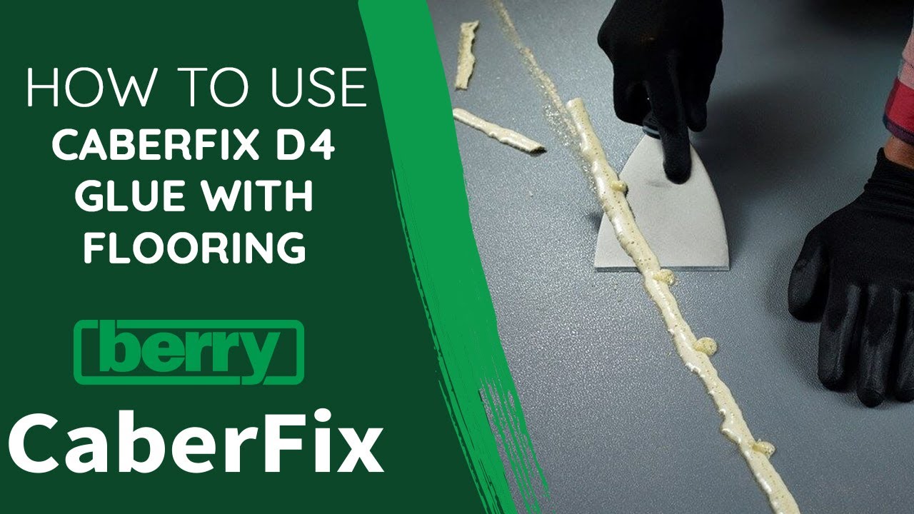 How to Use CaberFix D4 Glue with CaberDek P5 Flooring - YouTube
