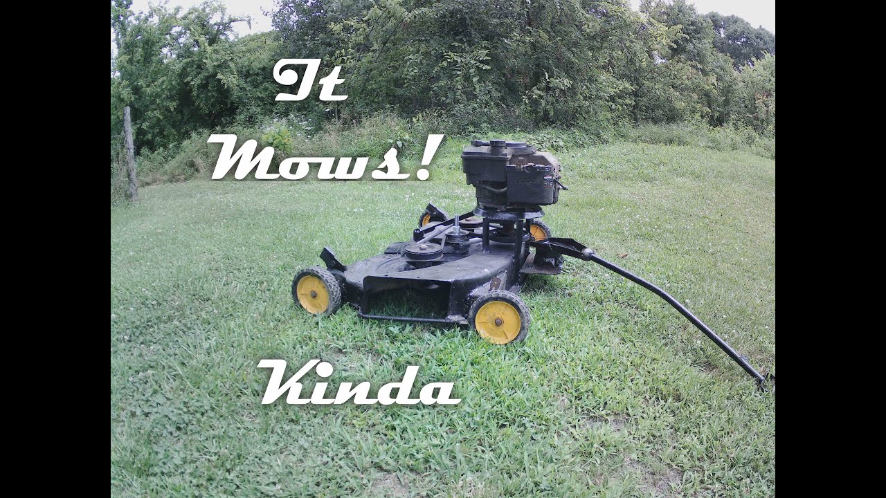DIY Pull Behind Trail Mower. Part 5 - YouTube