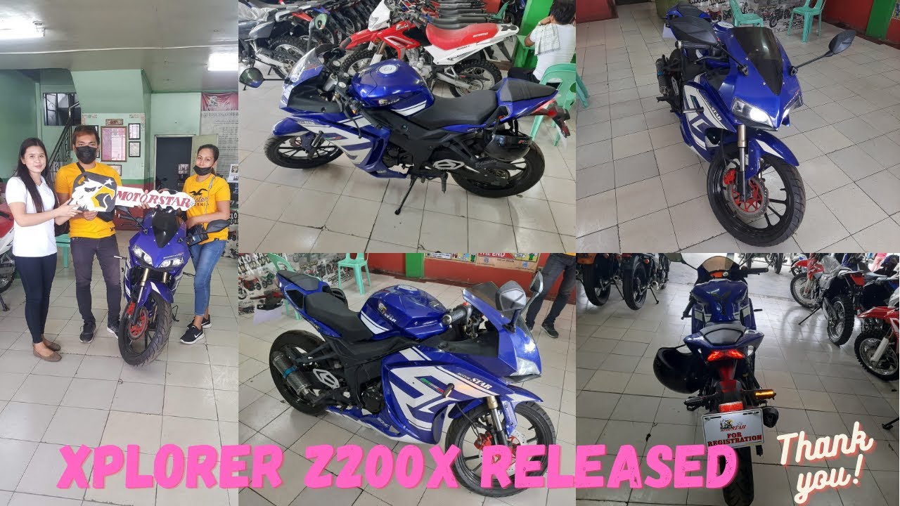 XPLORER Z200X Blue released #motorstar #xplorerz200x - YouTube