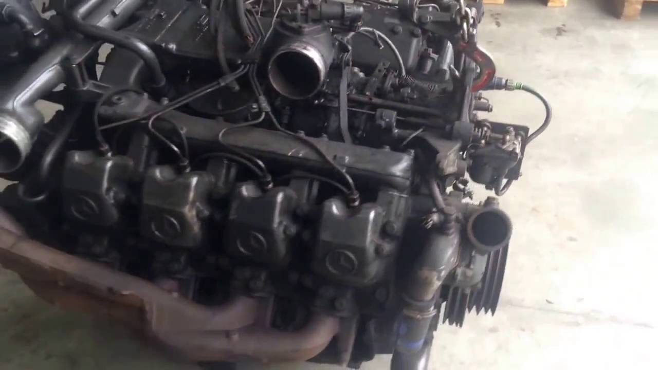 MOTORE MERCEDES OM 402 LA I/3 - YouTube