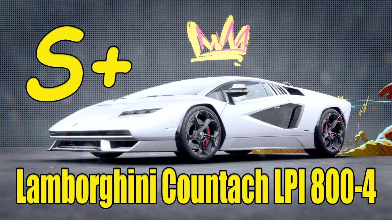 Need For Speed Unbound Lamborghini Countach LPI 800 4 Build S+ Class ...
