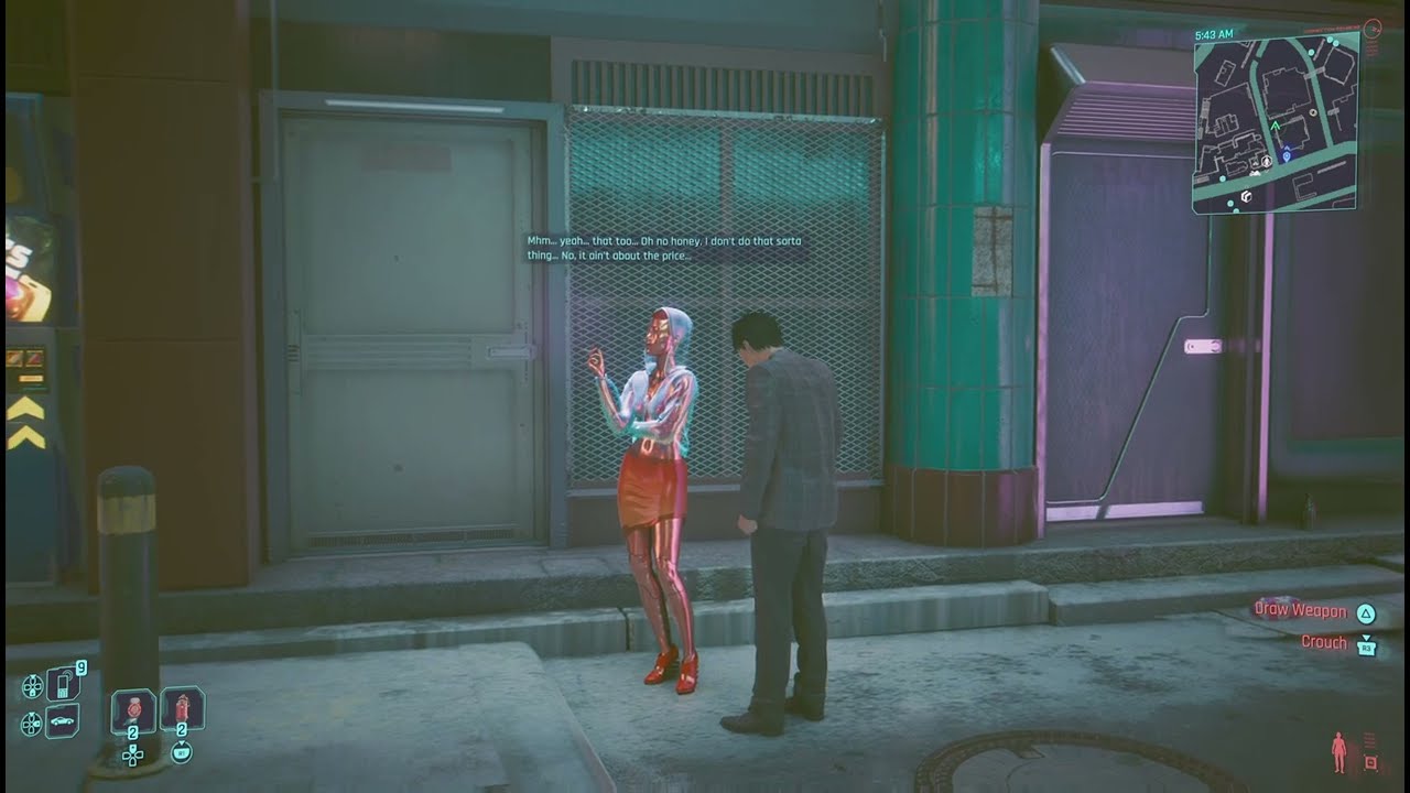 Cyberpunk 2077 NPC Rejected by Prostitute - YouTube