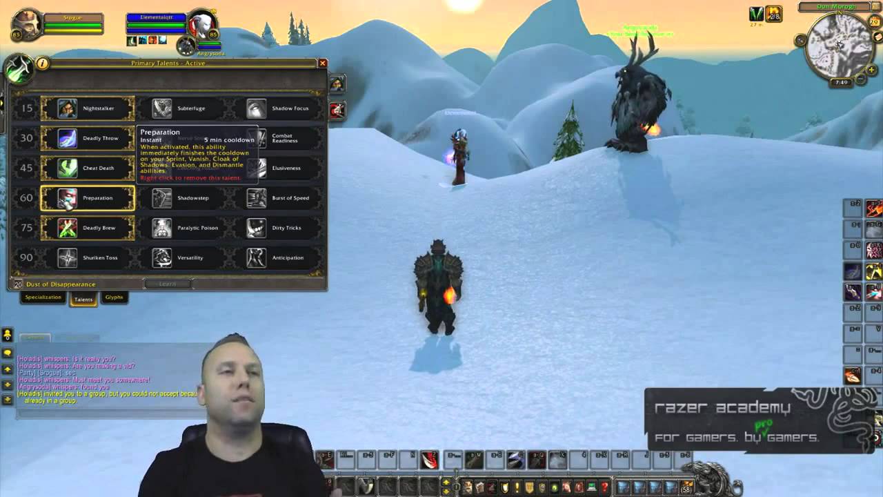 Swifty Mists of Pandaria Rogues gameplay commentary Russian - YouTube
