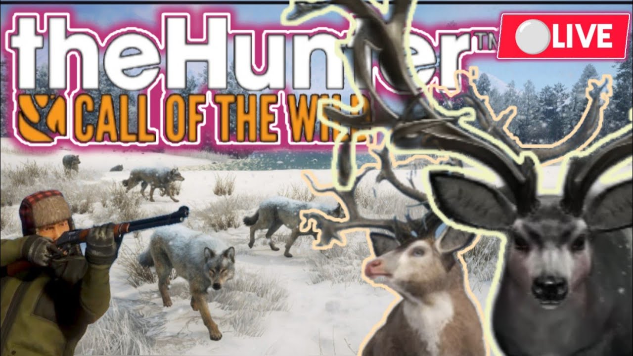 🔴LIVE- theHunter: Call of The Wild |Hunting Every animal on the NEW ...