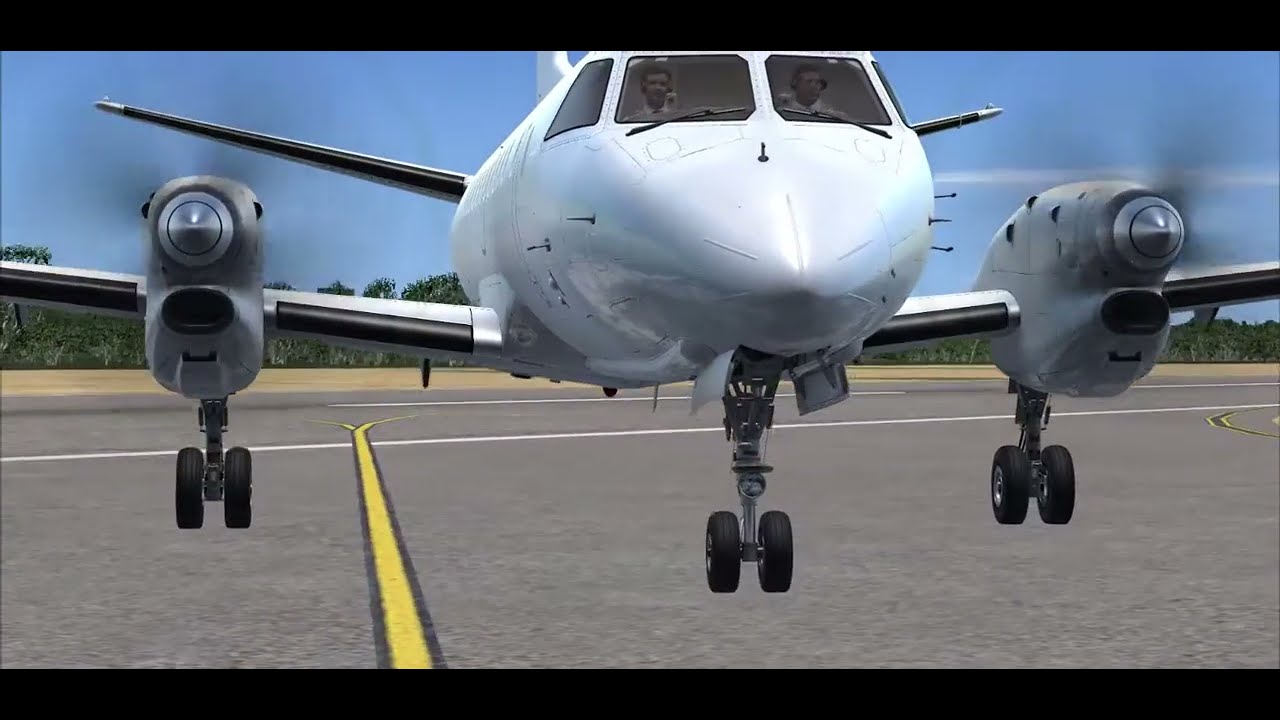 Aeronave Saab 340 FSX - YouTube
