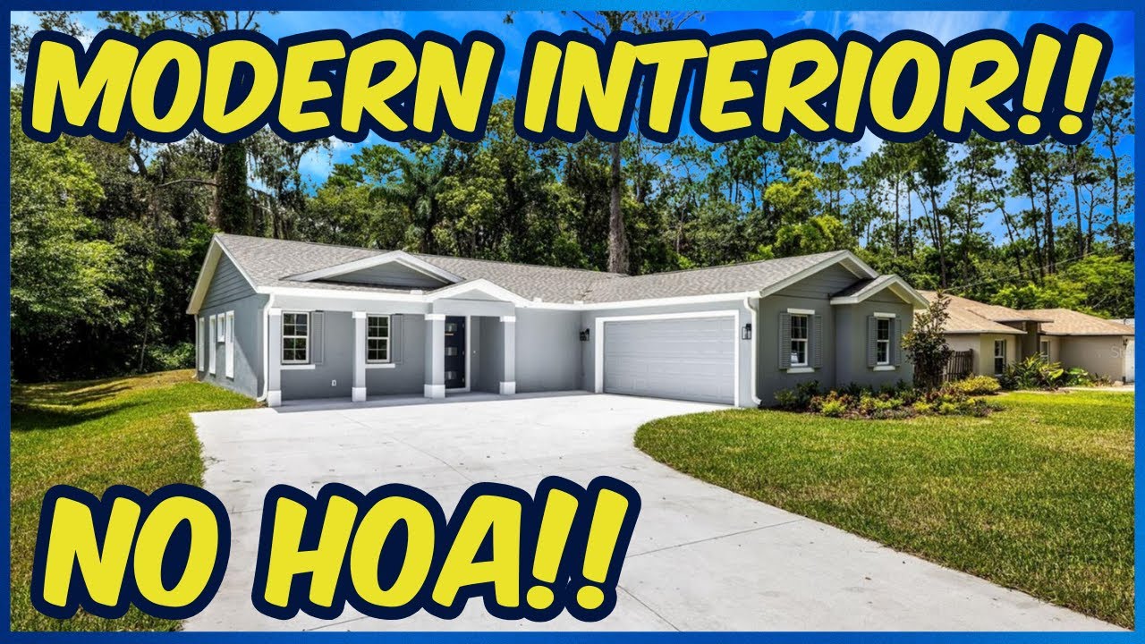 Modern New Construction Home for Sale in Central Florida | Full Home ...