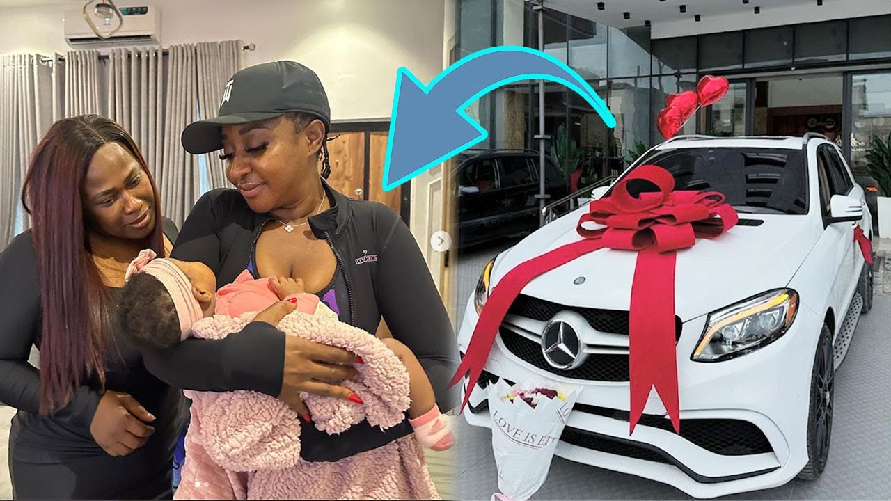 You Wont Belive What Ini Edo & Uche jumbo Gave To A New Born Baby - YouTube