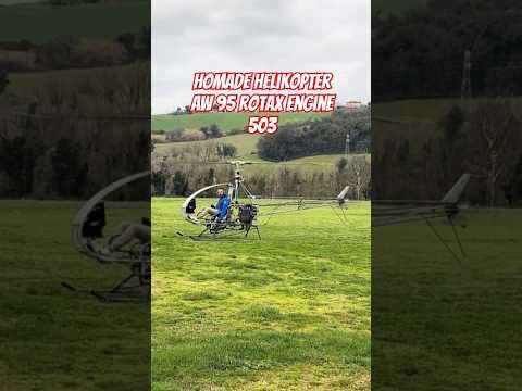 AW 95 helikopter mesin rotax 503 50Hp #helikopterrakitan #shorts #short ...