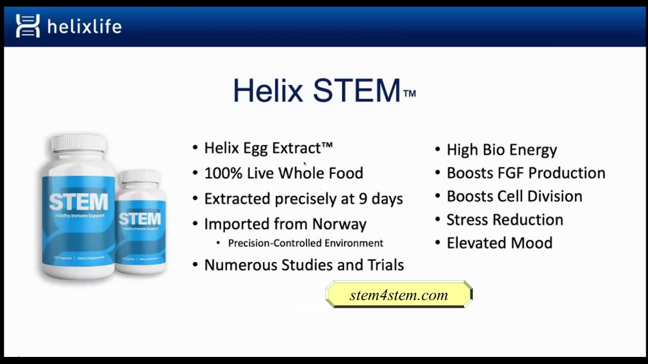 Autoimune 17 Yrs Helix Life Stem and HG Gel - YouTube
