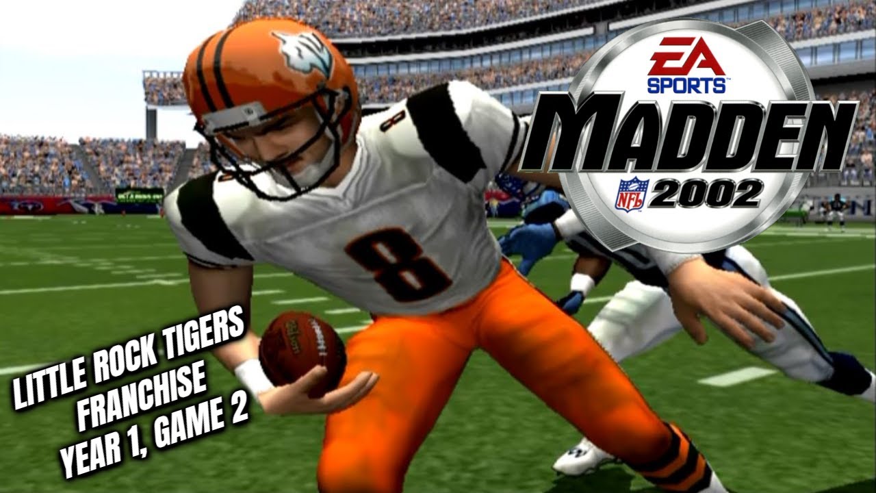 Madden 2002 PS2 Gameplay - Franchise: Little Rock Tigers @ Tennessee ...