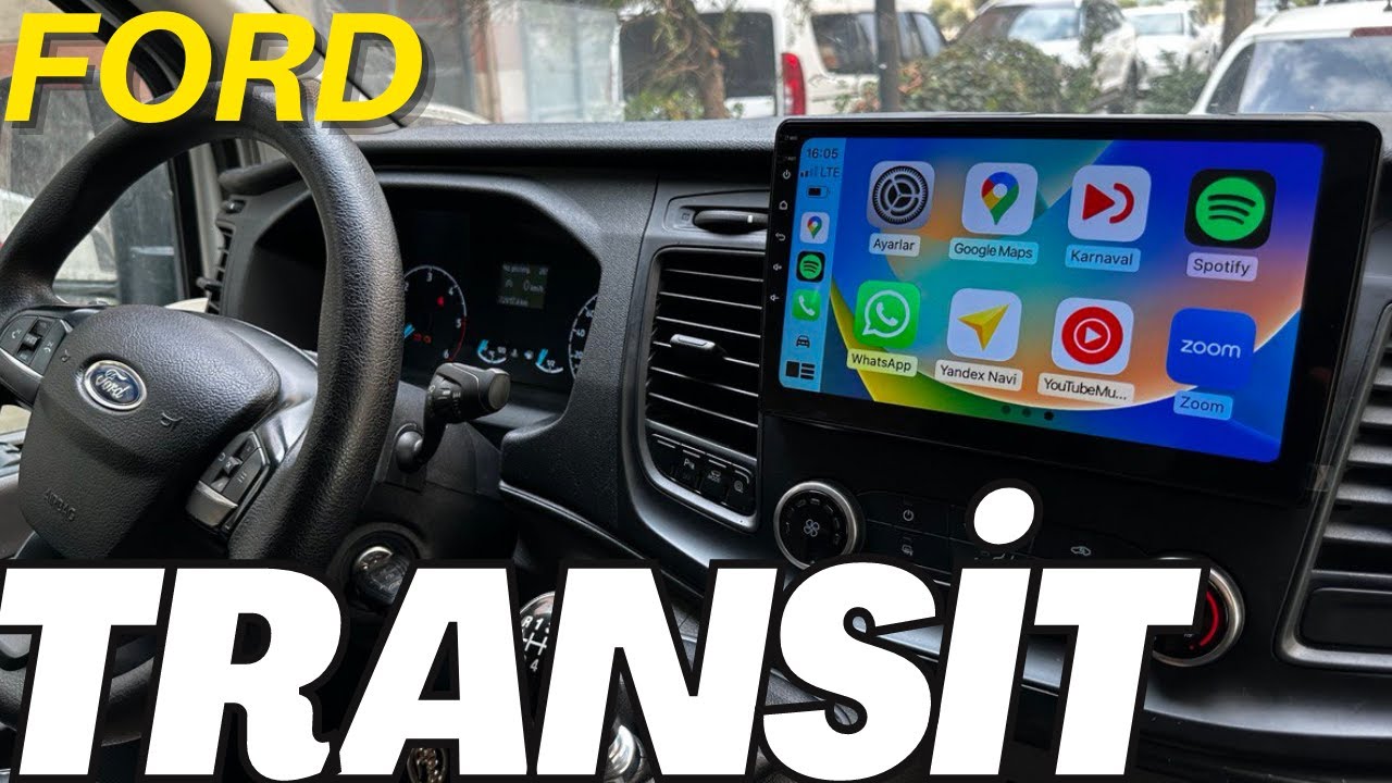 FORD TRANSİT (2019-2024) CarPlay ve AndroidAuto Destekli Android ...