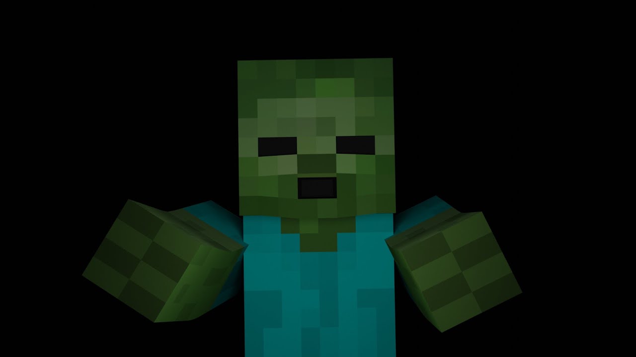 Minecraft zombie death animation - YouTube
