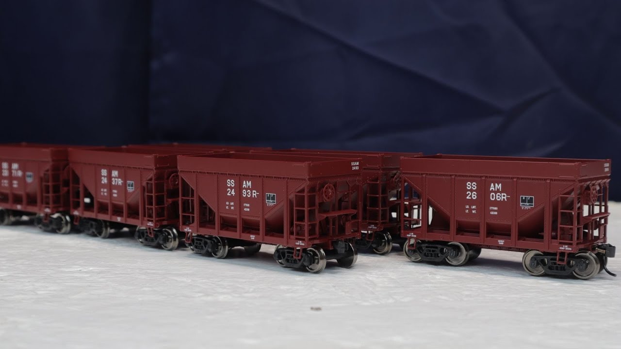 Review: Walthers Mainline 24' Taconite Ore Car 6 Packs! - YouTube