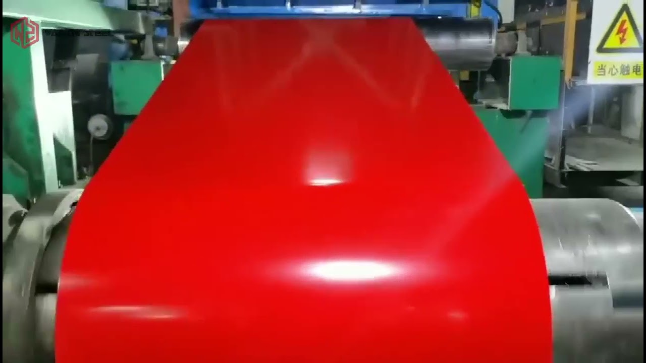 PPGI Coil Manufacturing Process | PPGI Coil Production Line - YouTube