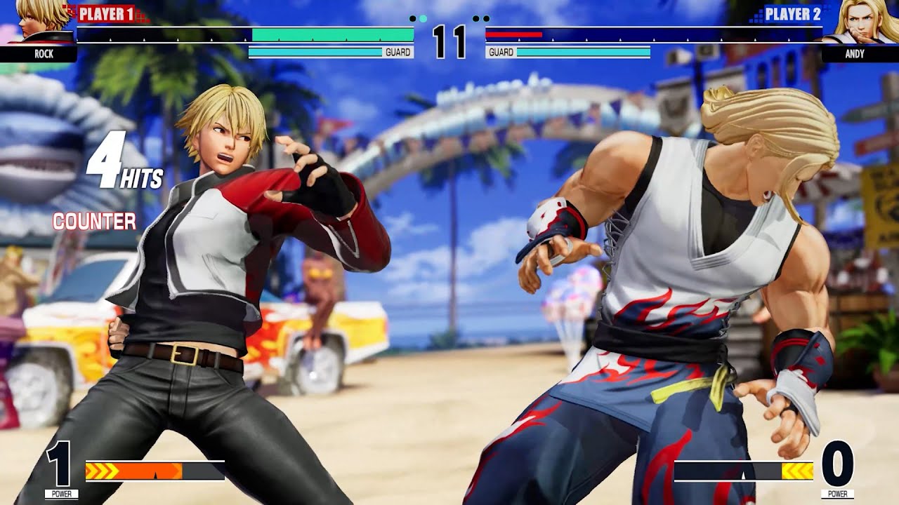KOF XV ROCK vs ANDY - The King of Fighters XV kof15 SNK NEOGEO fatal ...