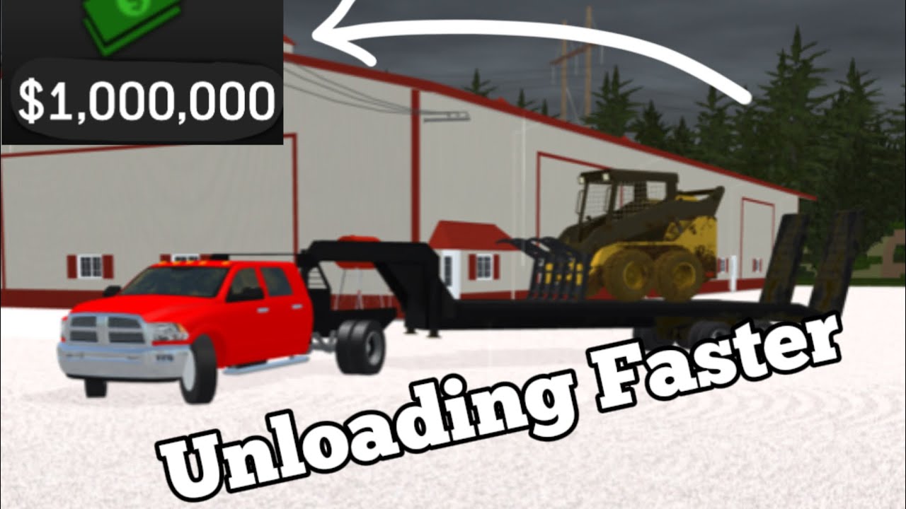 How to unload and make more money fast in (Farming USA 2) - YouTube
