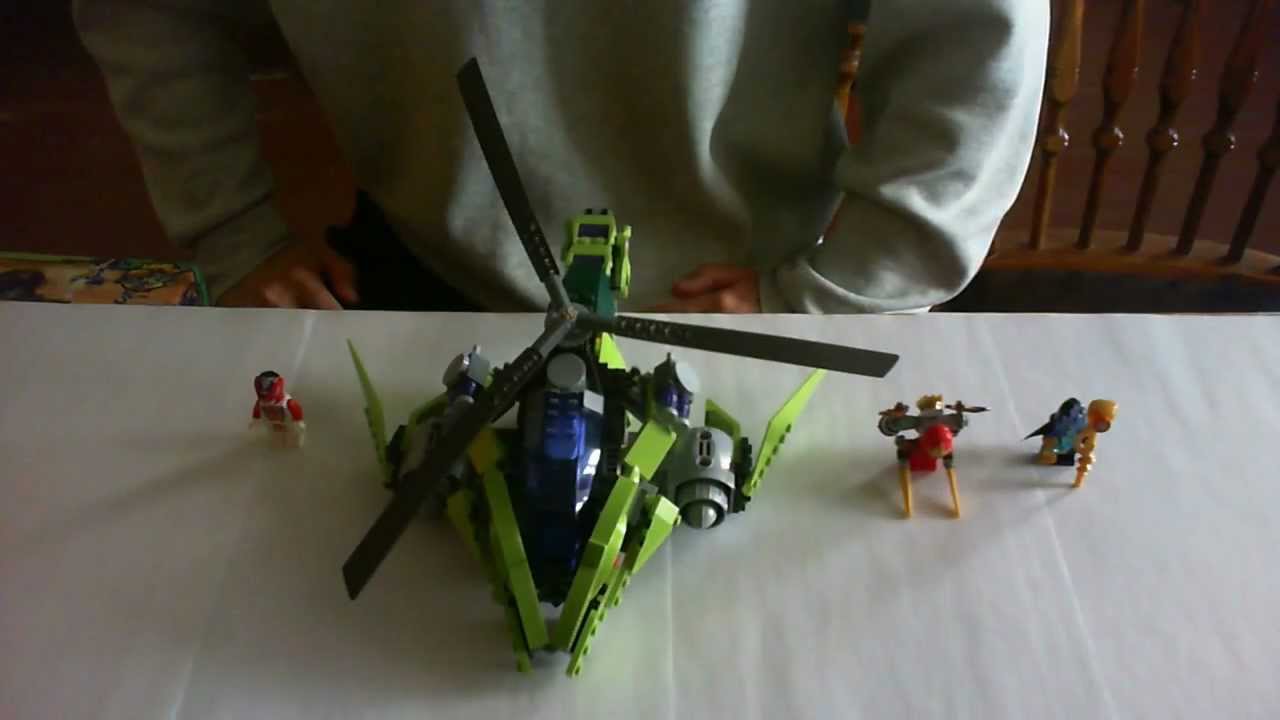 Lego NinjaGo 2012 Rattle Copter 9443 Review - YouTube