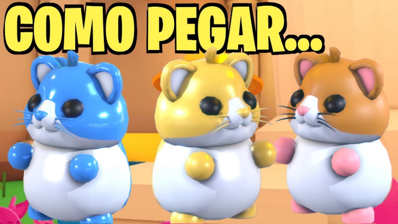 🚨 ADOPT ME! COMO PEGAR O NOVO PET HAMSTER AVENTUREIRO 3 HAMSTERS! adopt ...