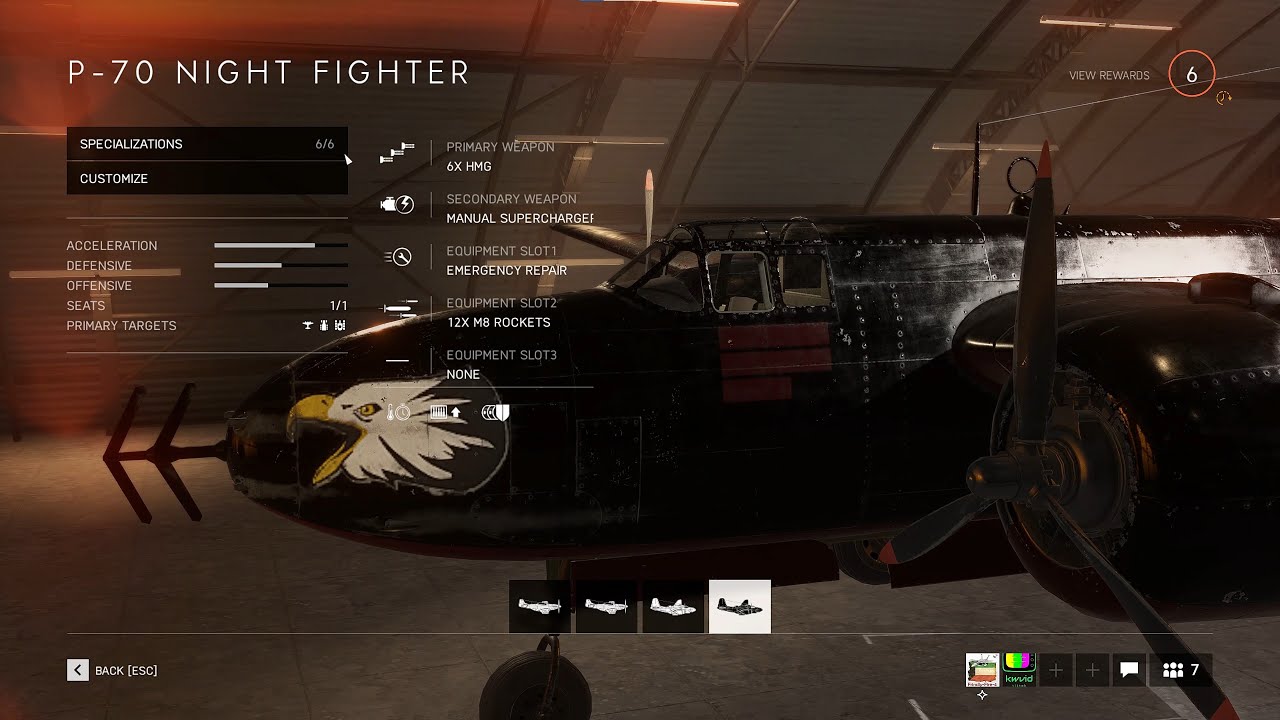 P-70 Night Fighter Plane | Twisted Steel Map | 50-0 | Battlefield V ...