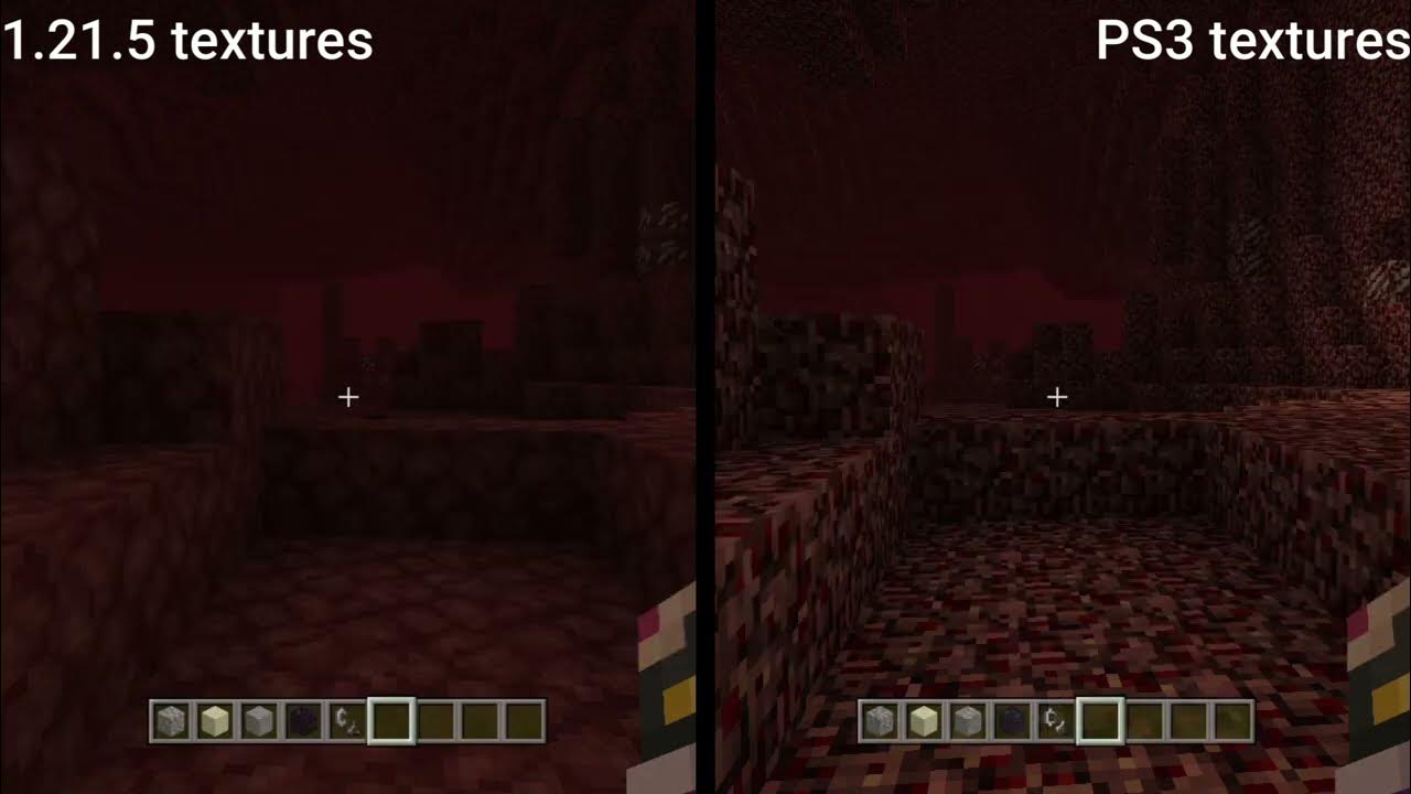 Minecraft PS3 edition with Java 1.21.5 textures (WIP) - YouTube