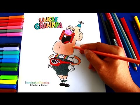 How to draw UNCLE GRANDPA | Como dibujar a TÍo Grandpa - YouTube