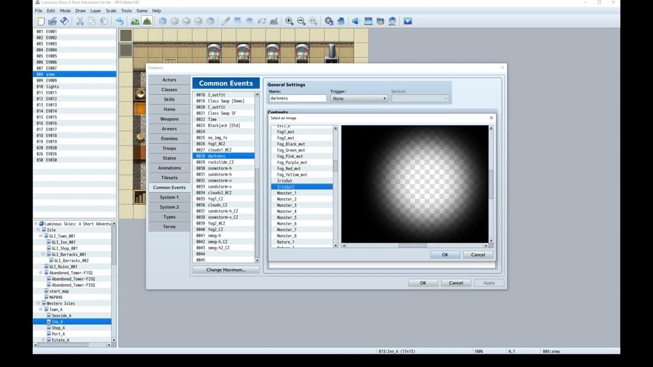 RPG Maker MZ/MV Tutorial: Clouds and Lighting - YouTube