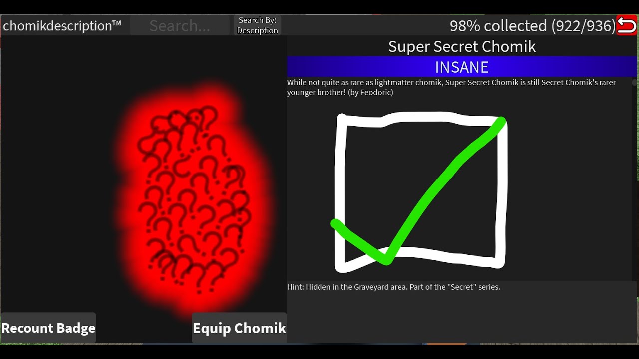 super secret chomik (Find The Chomiks) - YouTube