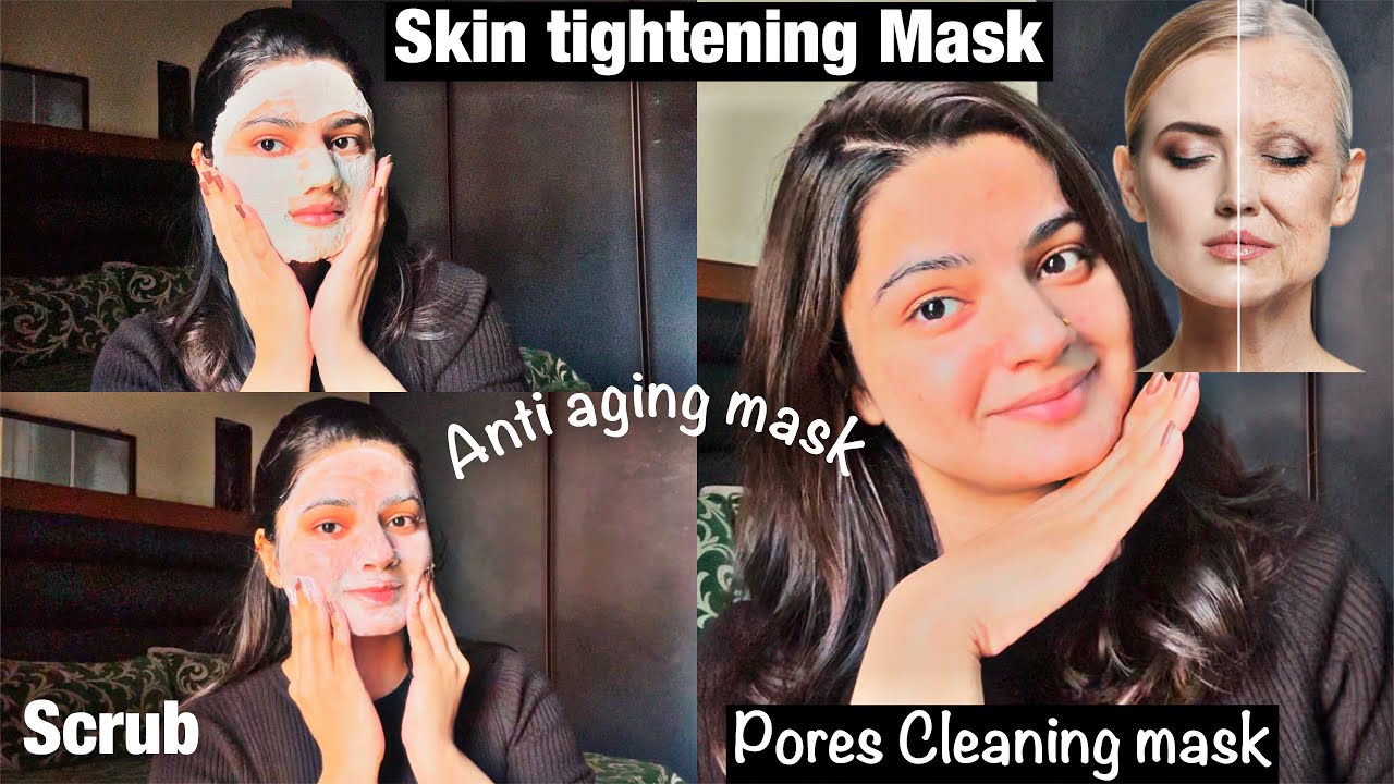 DIY Face Mask for Skin Tightening, Pores Cleaning, Shrink Pores - YouTube